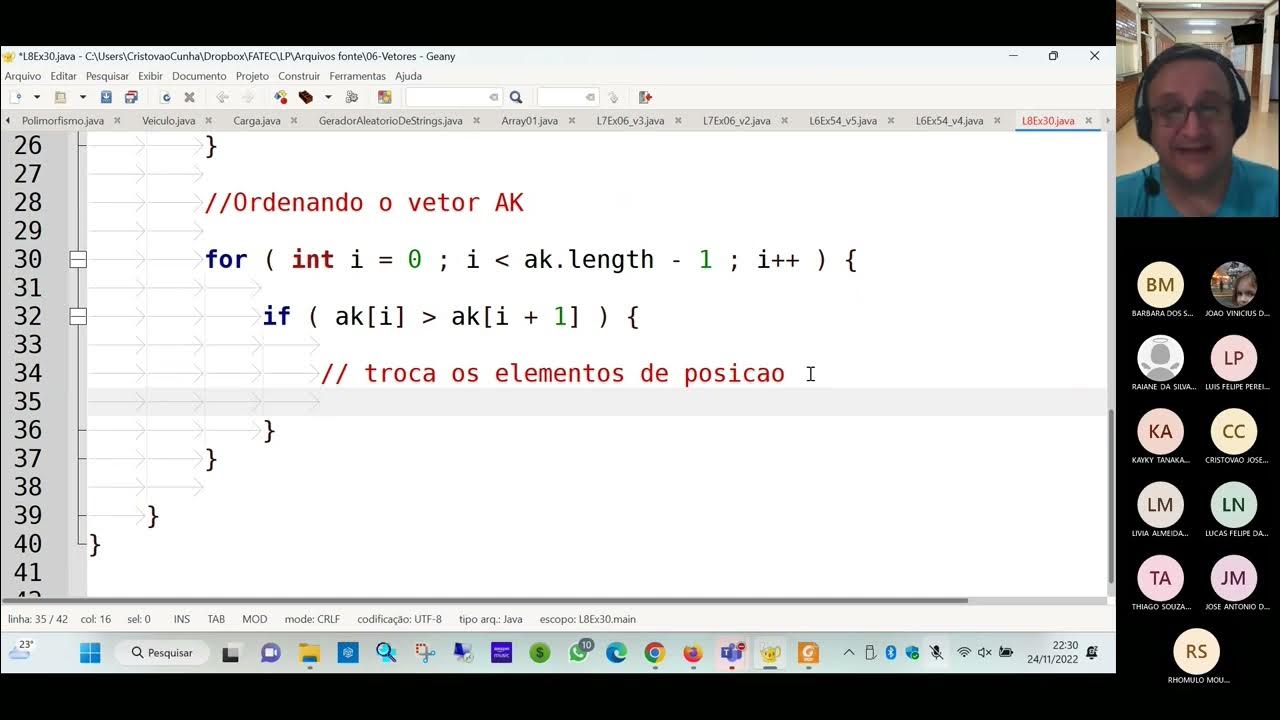 LP - Java - Arrays - Vetores - Parte 2 - YouTube