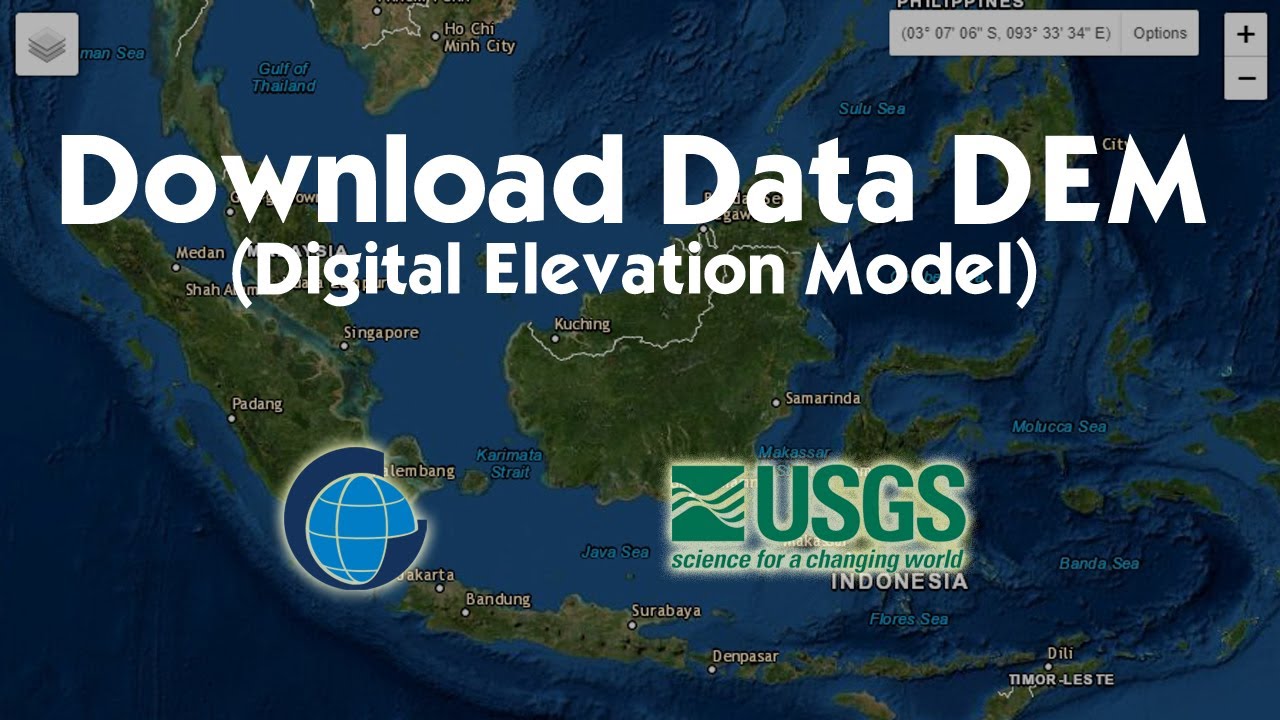 Cara Download Data DEM di DEMNAS dan USGS - YouTube