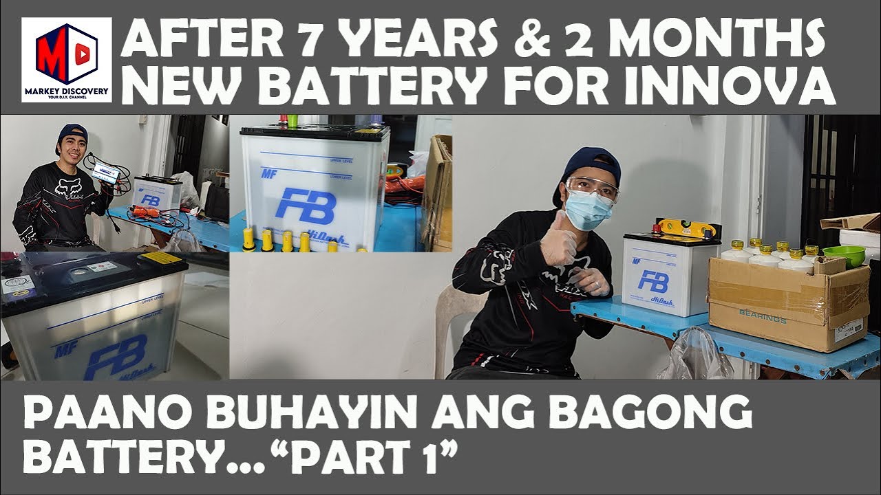 NEW FB BATTERY FOR TOYOTA INNOVA| PAANO BUHAYIN ANG BAGONG BATTERY ...