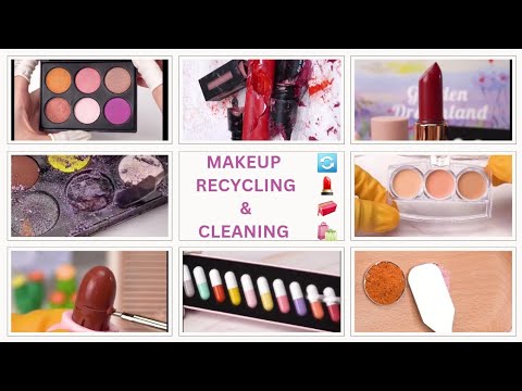 cleaning makeup 💄|Recycling makeup 👝|comfortable🫠 for girls ...🛍👑 - YouTube