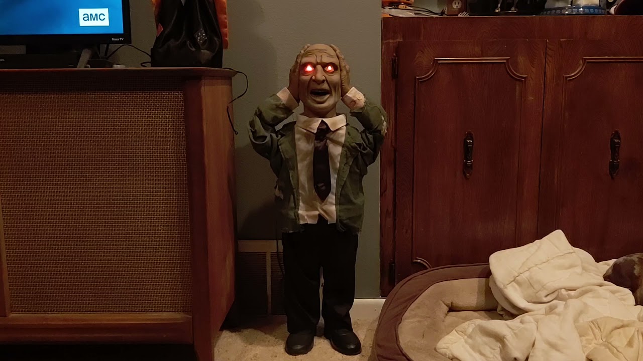 Magic Power Halloween Animated Heads Up Harry Jr. - YouTube