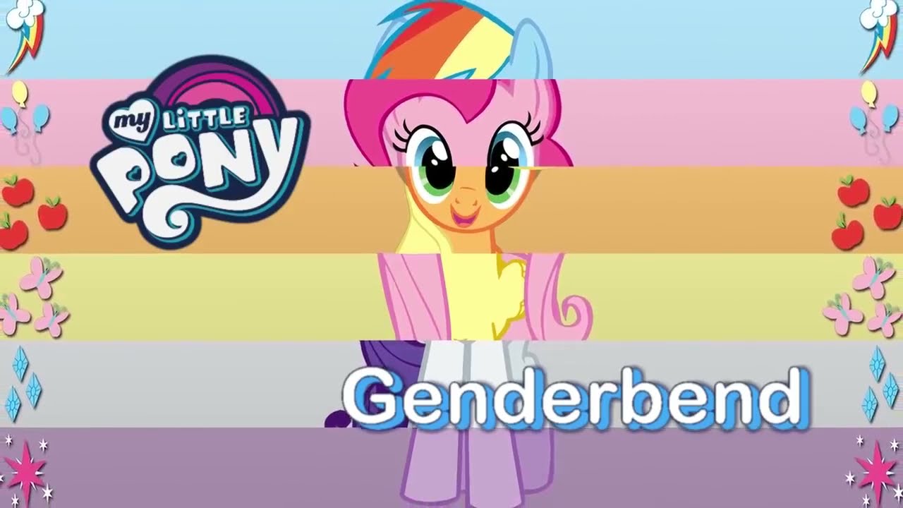 My Little Pony GENDERBEND LOVING COUPLE PONY and HUMAN Form!!! - YouTube