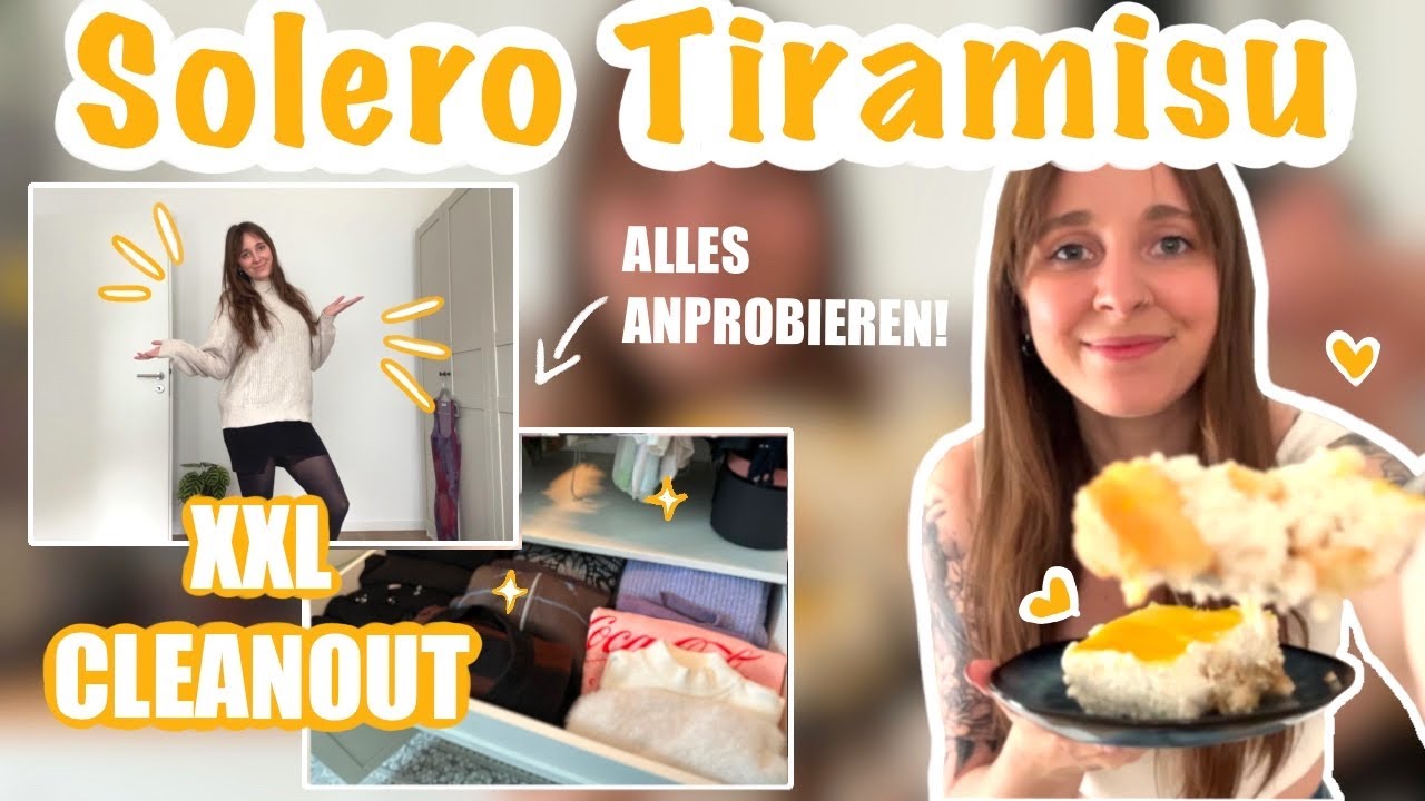Solero Tiramisu! XXL Ausmisten, ich probiere alle Pullis an – Weekly Vlog #4 - YouTube