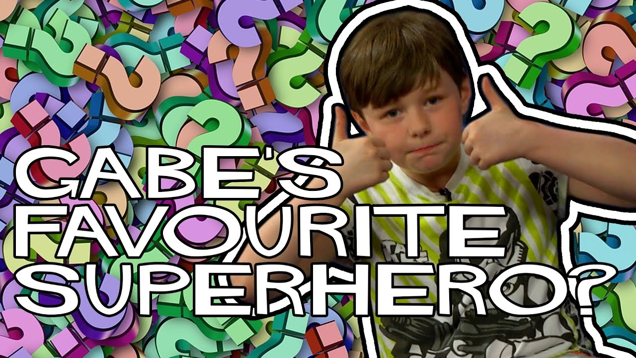 Kids Korner With Gabe: Who Is Gabe's Favourite Superhero? - YouTube