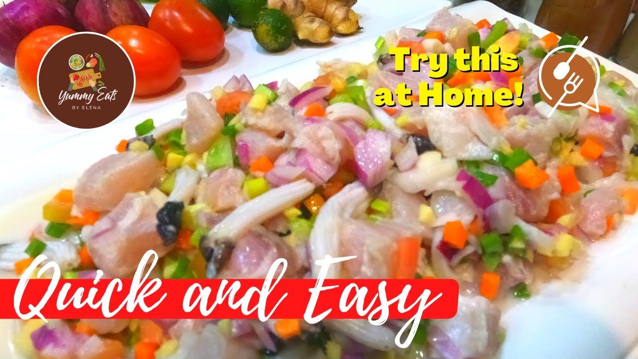 Kinilaw na Tangigue with Sunlutan | Quick and Easy! #YummyEatsbyElena ...