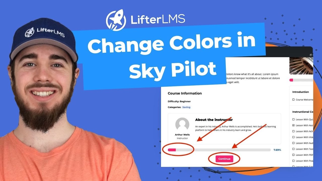 Changing Continue Course Button & More In Sky Pilot - YouTube