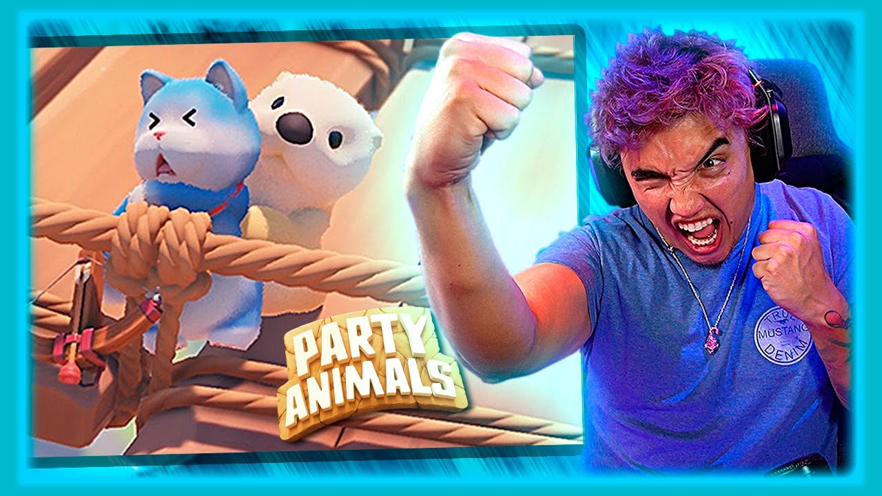 LE APLIQUE UNA LLAVE DE KARATE 😺 Party Animals | Kick Stream - YouTube