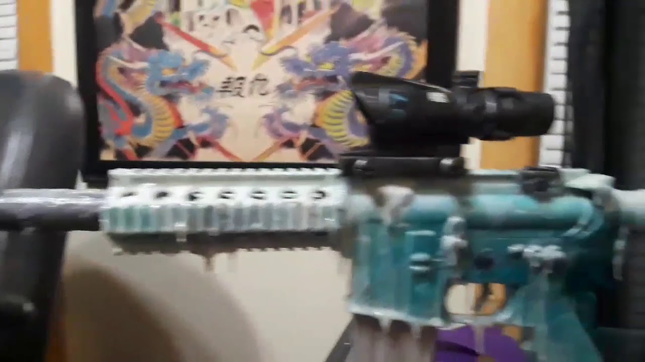 DIY Ash's Black Ice R4c airsoft Preview Part 2... Rainbow Six Siege ...