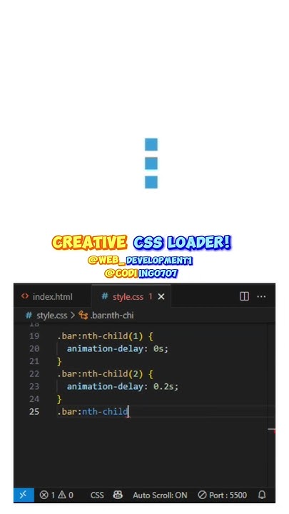 Super Loading Animation with Just HTML & CSS! 🔥 - YouTube