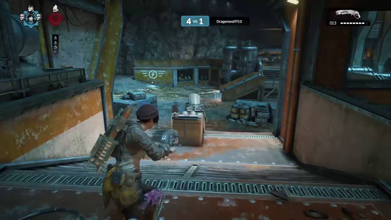 Gears of War 4 - Surprise Frag Plant Kill - YouTube