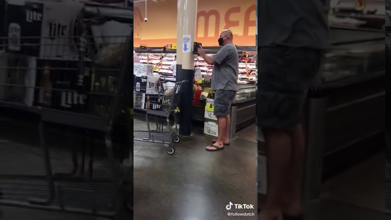 Guy farts into grocery store microphone - YouTube