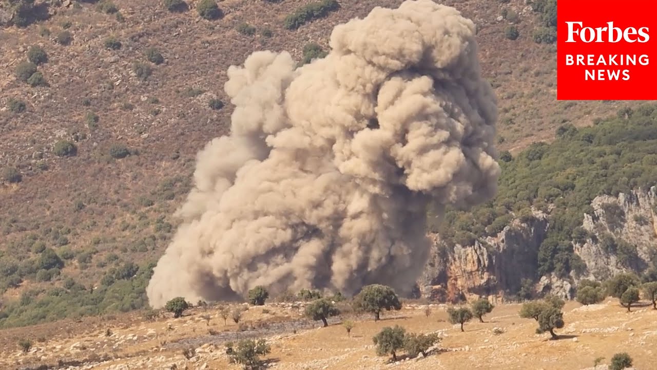 Footage Emerges Of Israeli Airstrikes On Hezbollah Targets In Southern ...