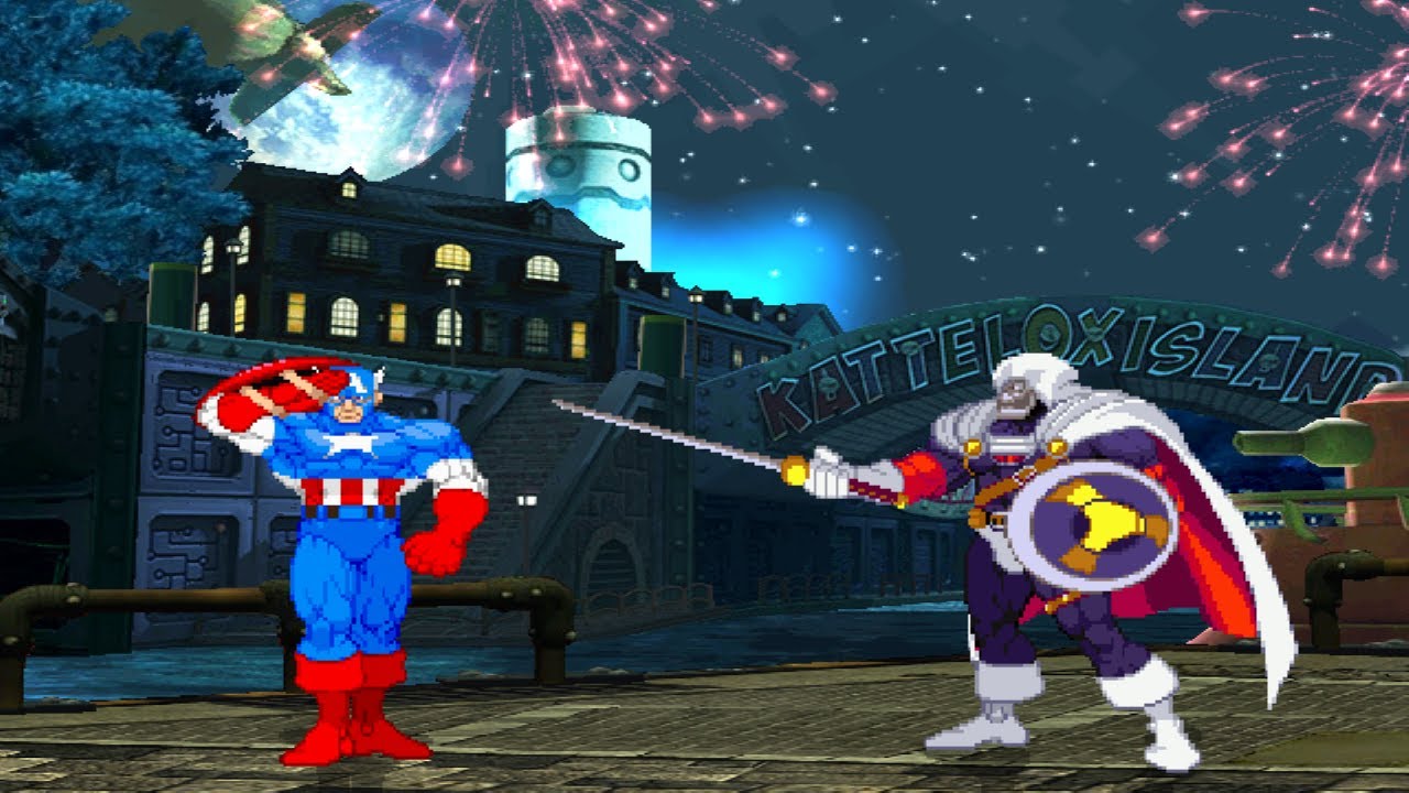 MUGEN: Captain America (Me) Vs Taskmaster - YouTube