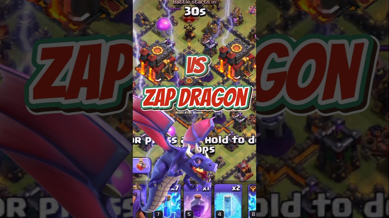 Best Zap Dragon #clashofclans #coc - YouTube
