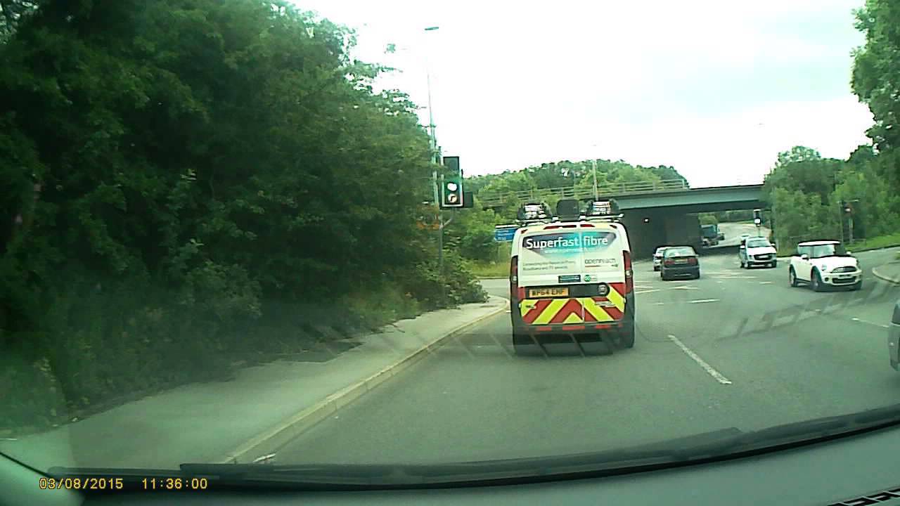 M66 Bury - why you shouldn't pass on the left - YouTube