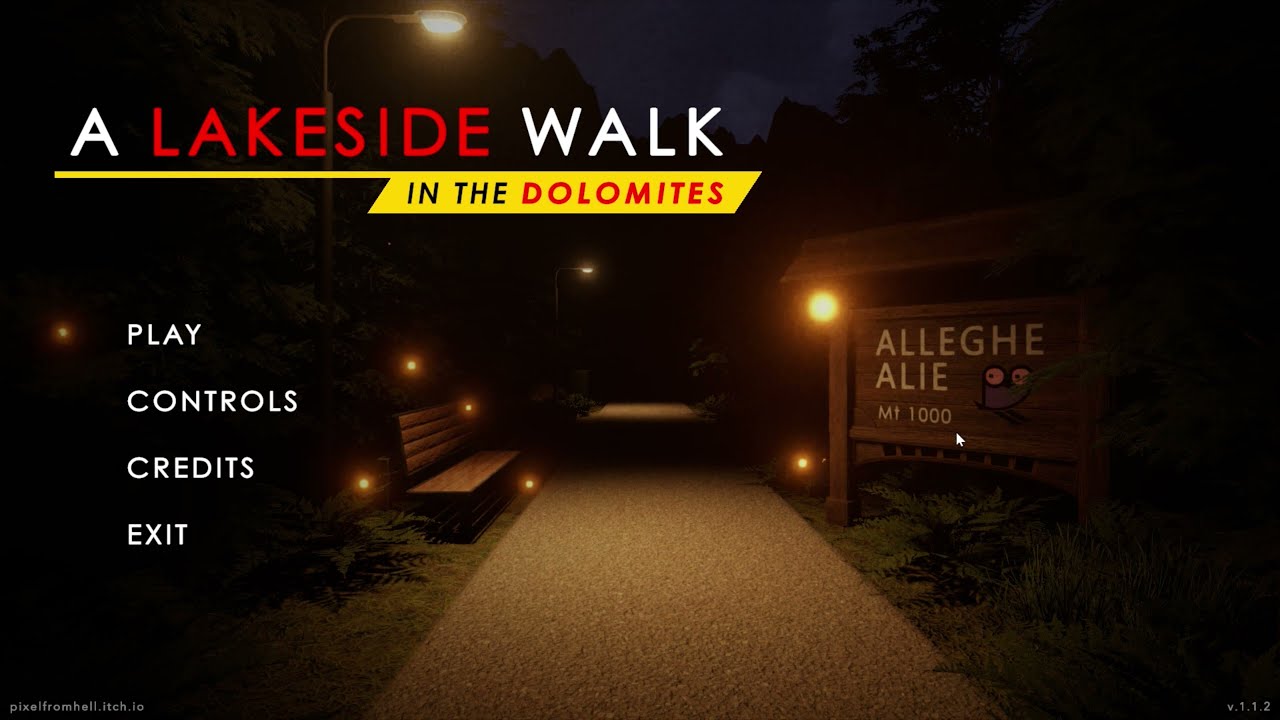 A Lakeside Walk in the Dolomites[ interactive game]4K Commentary# ...