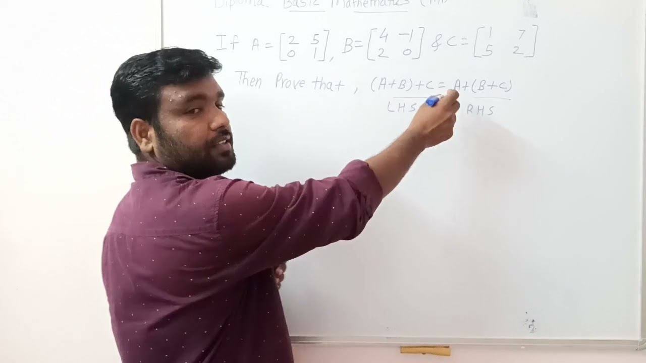Matrices Lecture 3 Find X And Y Of Matrices Prove That Problem Basic 3003
