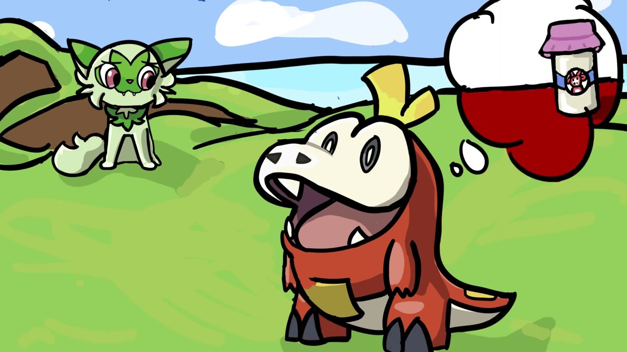 Fuecoco is no thoughts - YouTube