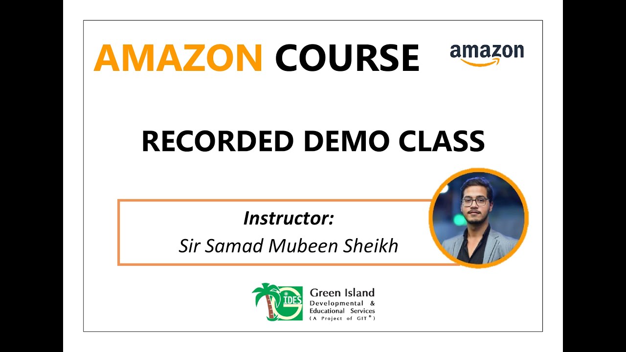 Amazon Online Arbitrage | Demo Class | Instructor: Sir Samad Mubeen ...