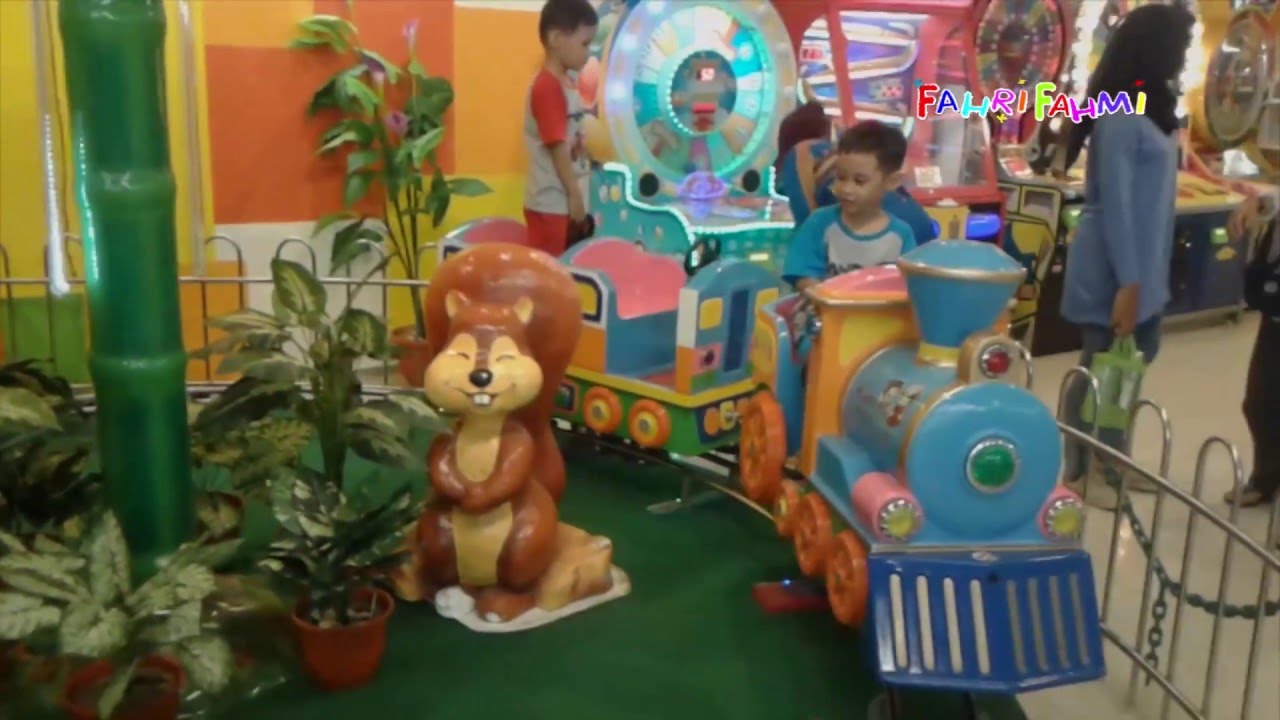 Happy Train Ride Toy In The Playground - Fahri Fahmi - YouTube