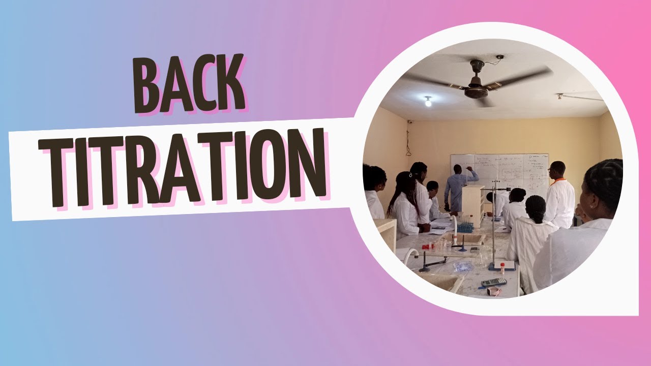 Back Titration Explained || suitable use of indicators in titrations ...