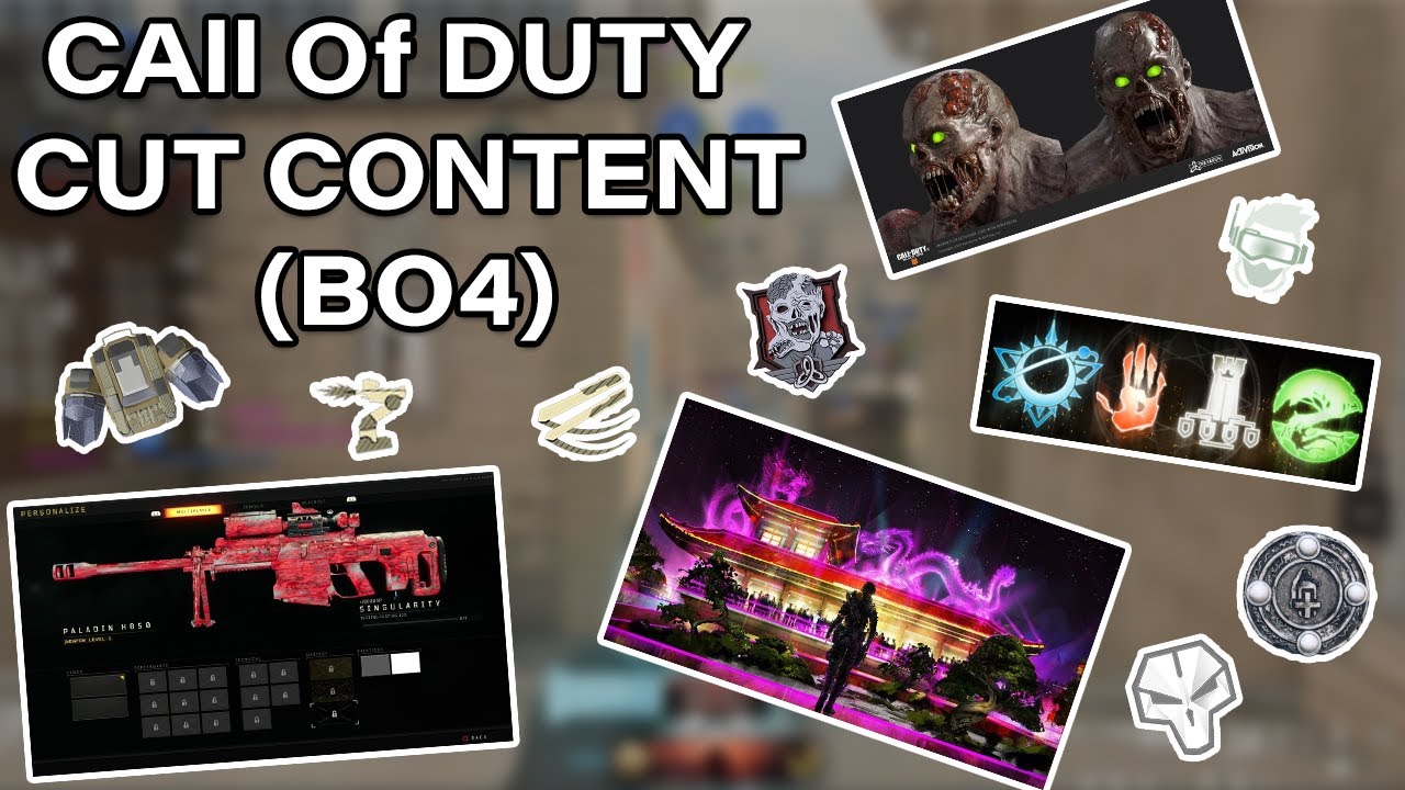 The Cut Content of Call Of Duty Part 4 (BO4) - YouTube