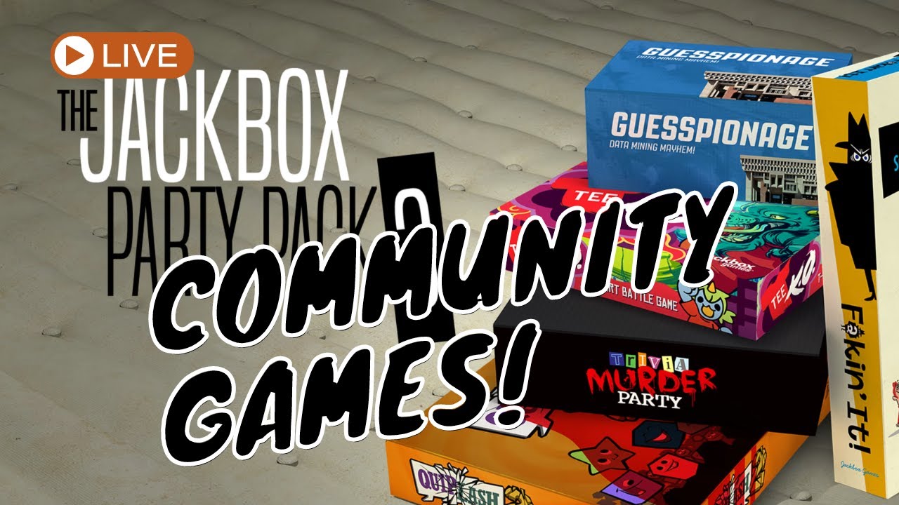 🔴 JACKBOX PARTY 3 | Community Mayhem! | Livestream Episode. 1 - YouTube