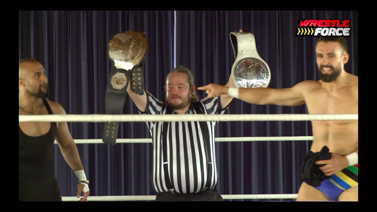 Jordan Saeed vs James Pharrell WRESTLEFORCE TITLE MATCH Live in Woolmer ...