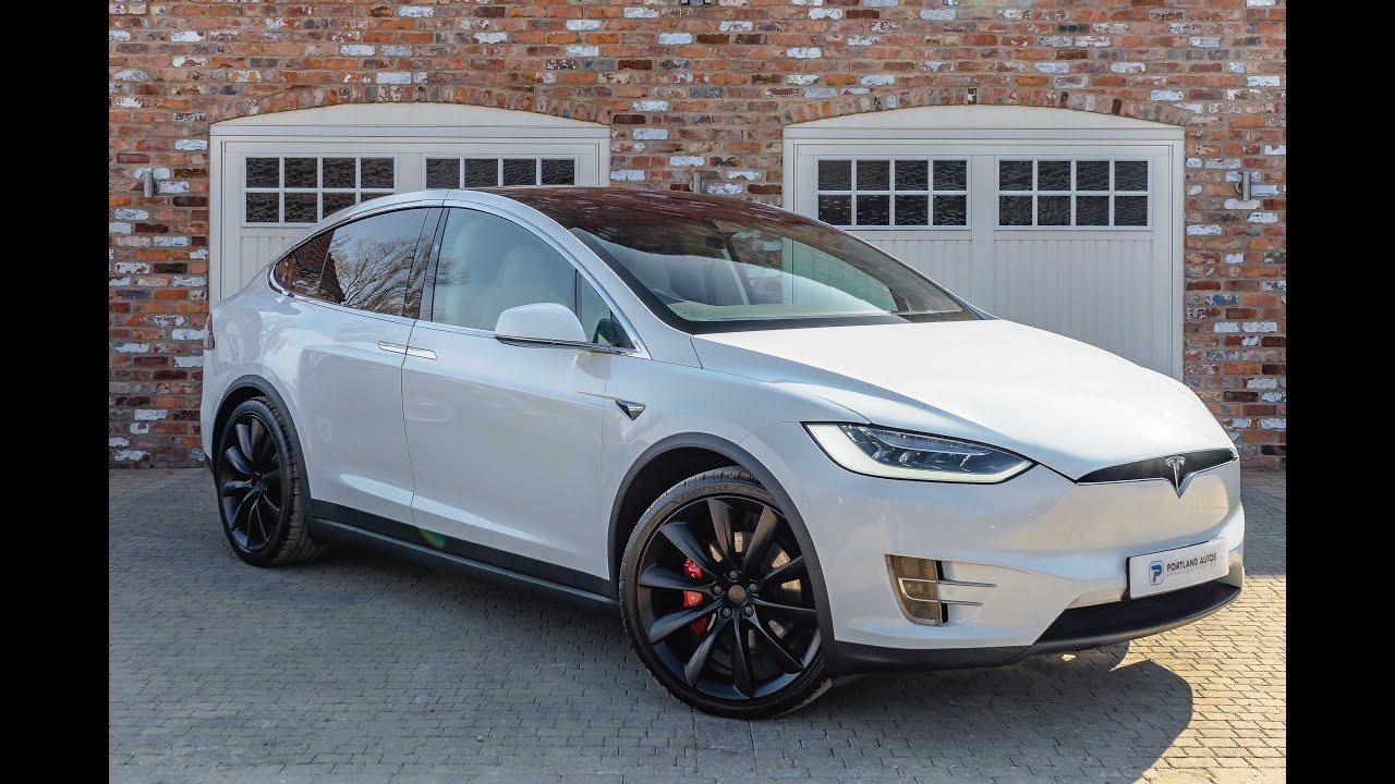 2018/18 TESLA MODEL X P100D FOR SALE IN PEARL WHITE MULTI COAT WITH ...