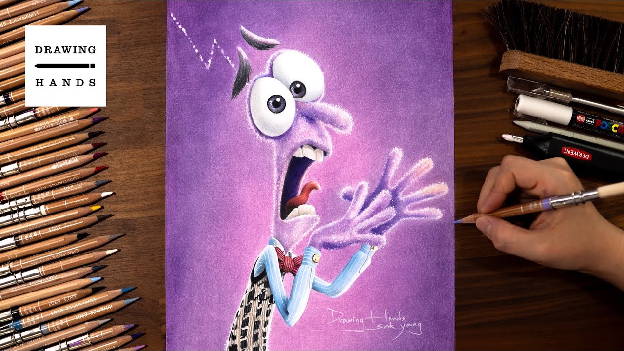Drawing Inside Out 2 - Fear [Drawing Hands] - YouTube