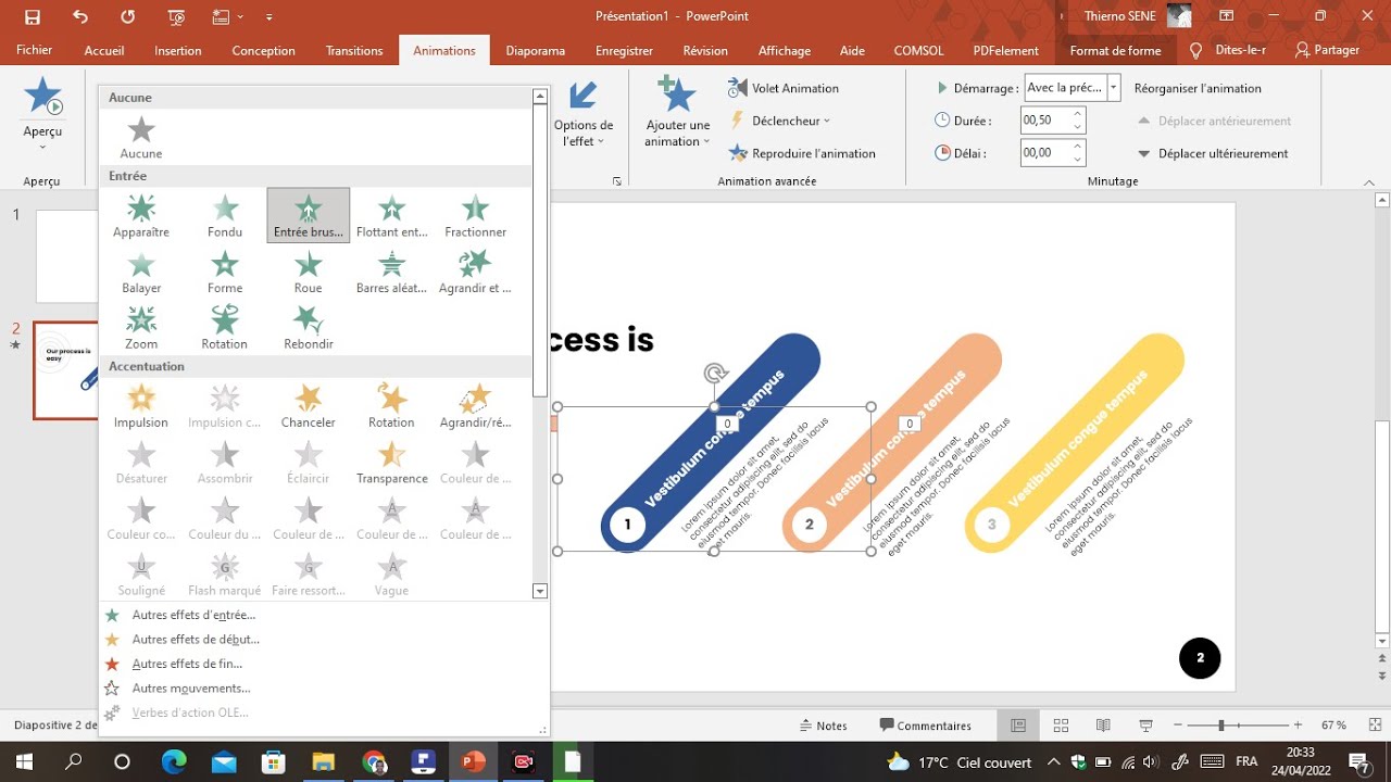 Tuto PowerPoint | Comment faire des Animations - YouTube