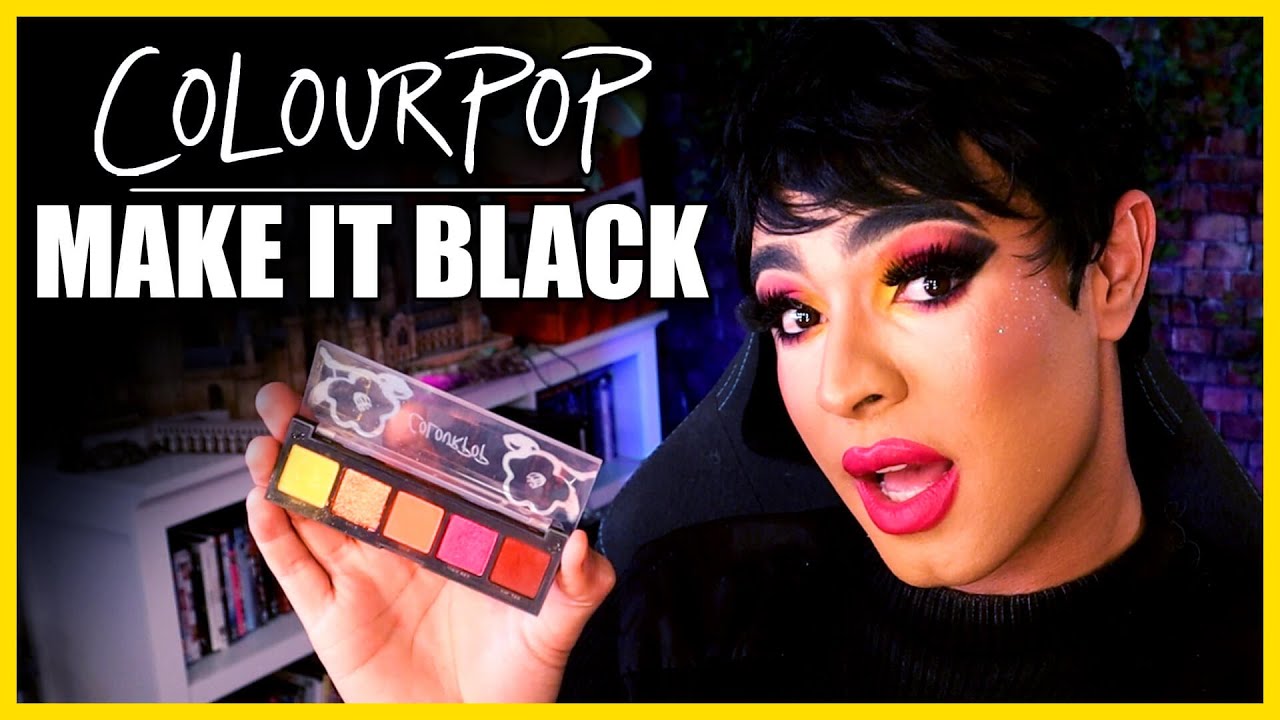 COLOURPOP x Make It Black | In depth Review and Swatches - YouTube