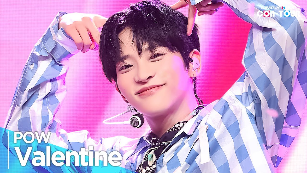 [Simply K-Pop CON-TOUR] POW(파우) - 'Valentine' _ Ep.600 | [4K] - YouTube