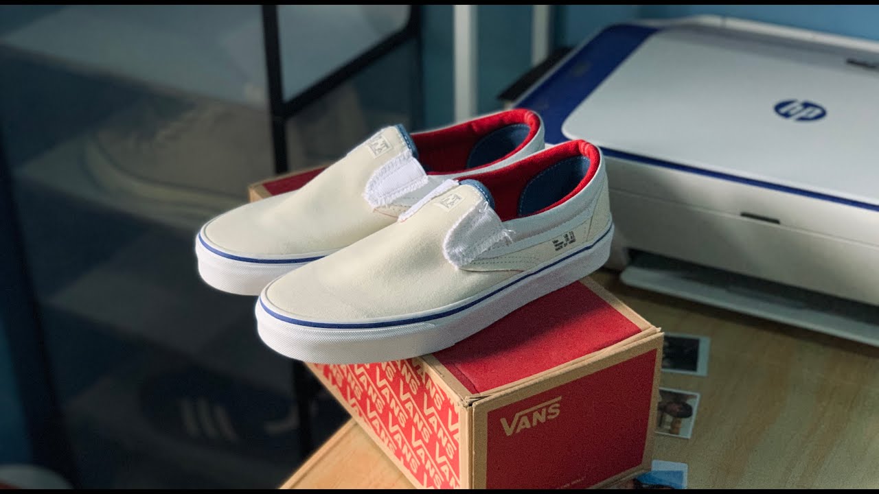 Vans Reverse Side Vans Ela Tricolor Slip on - Quick Unboxing - YouTube