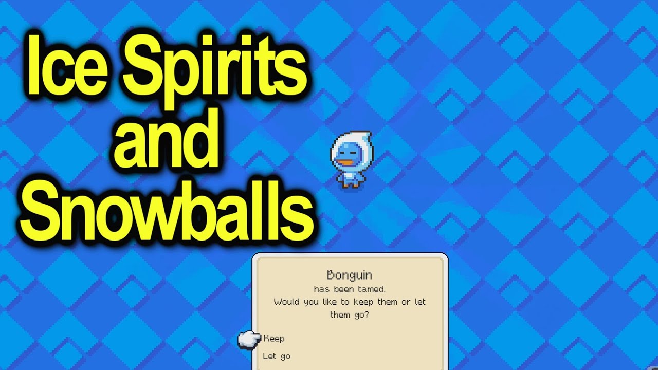 How to get Ice Spirits and Snowballs | Moonstone Island - YouTube