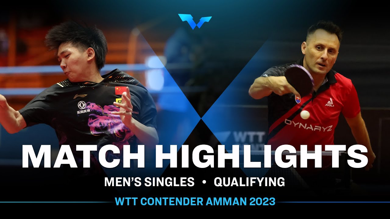 Wang Tingyu vs Lubomir Pistej | MS Qual | WTT Contender Amman 2023 - YouTube