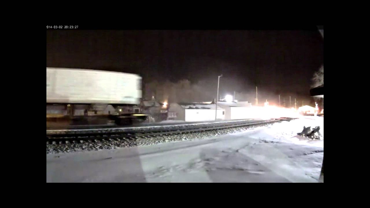 Railstream Railcam Series #1- Coal City, IL (3/2/2014) - YouTube