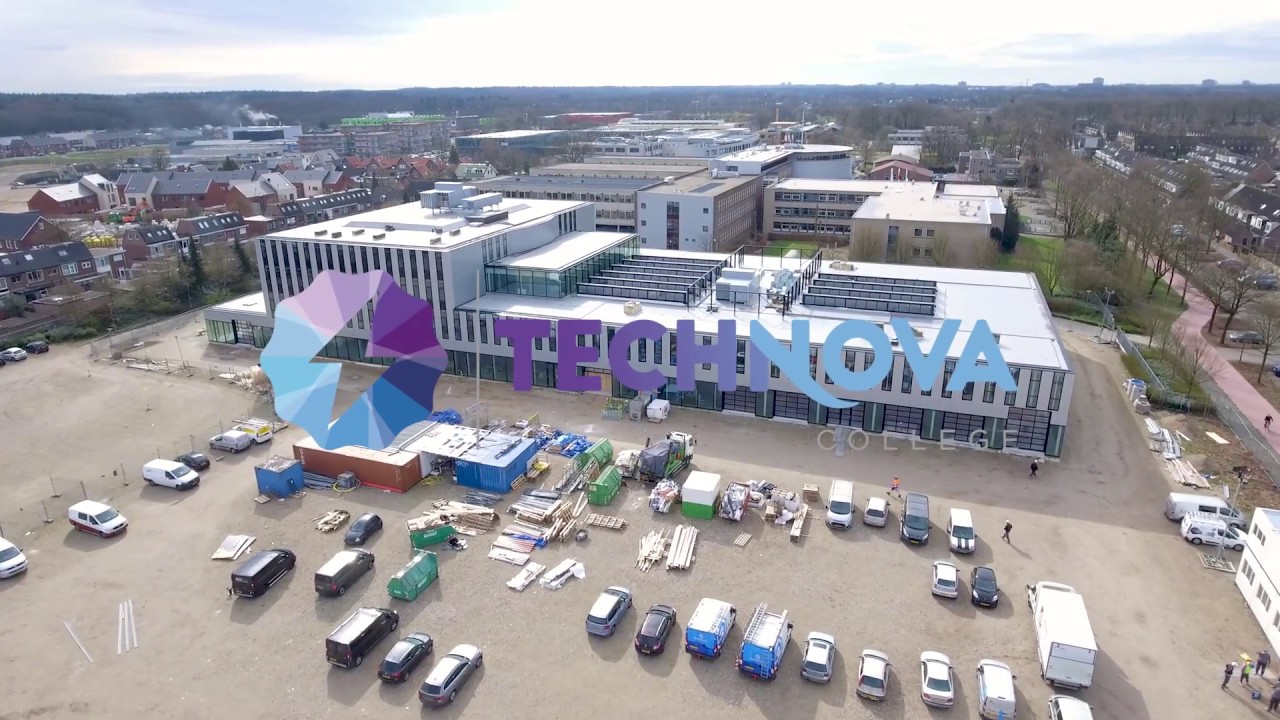 Nieuwbouw Technova College Ede maart 2018 - YouTube