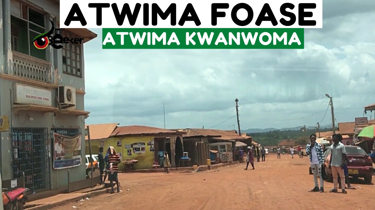 Atwima Foase Township Drive in the Atwima Kwanwoma District, Ashanti ...