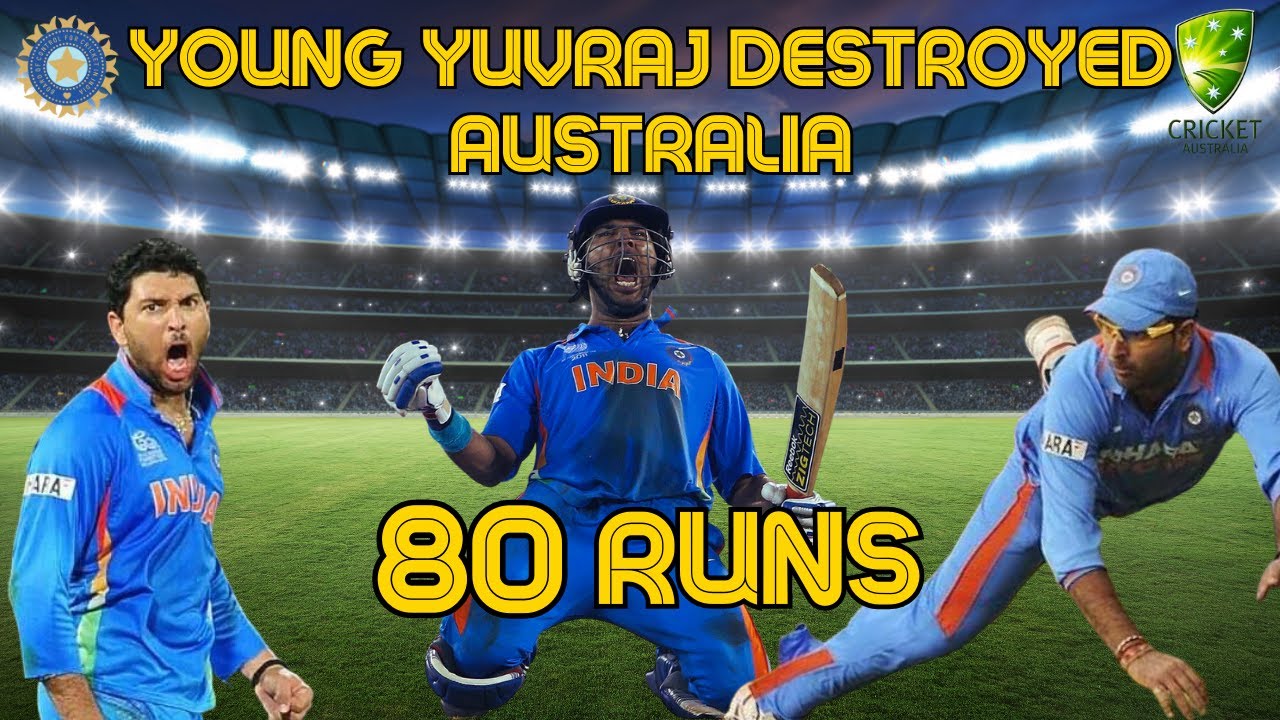 India vs Australia |18-year-old Yuvraj Singh debut | 1st QC of ICC ...