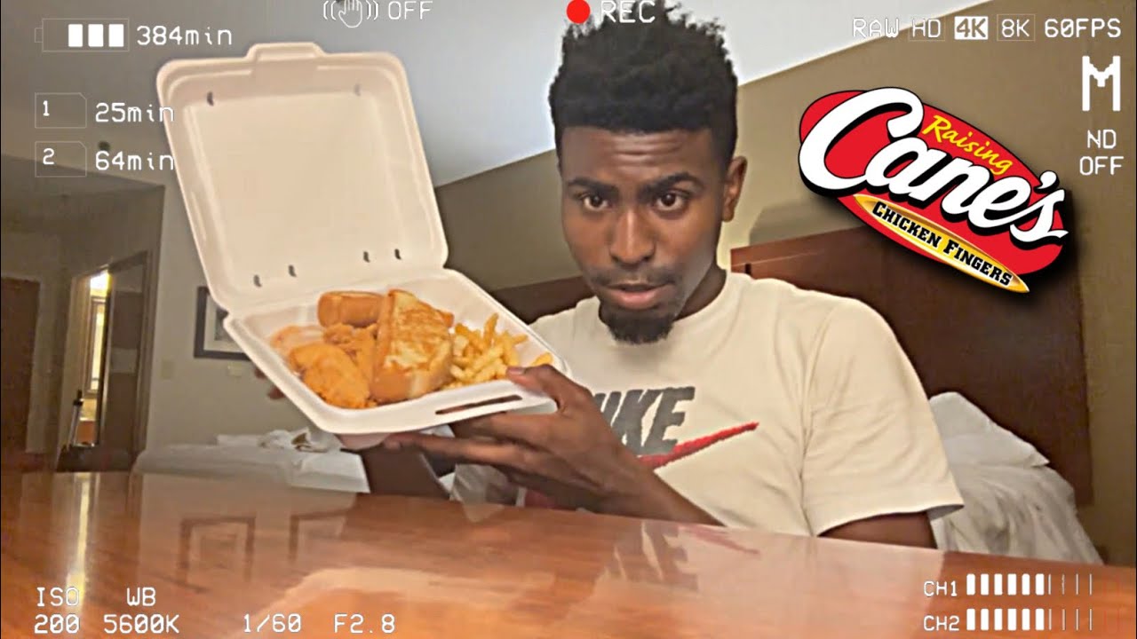 TRYING RAISING CANES FOR THE FIRST TIME !! IS IT WORTH THE HYPE 🤔 - YouTube