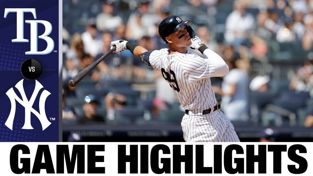 Rays vs. Yankees Game Highlights (9/10/22) | MLB Highlights - YouTube