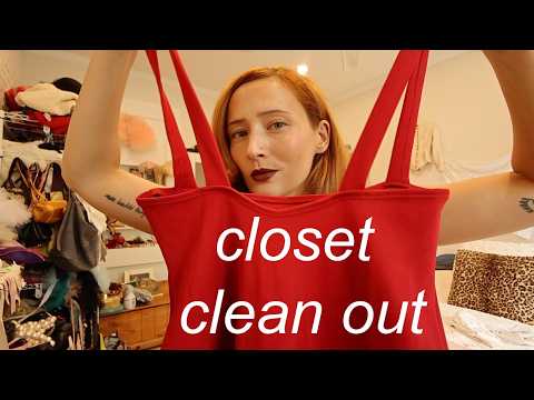fall closet clean-out | trying on everything I don't wear!!!
