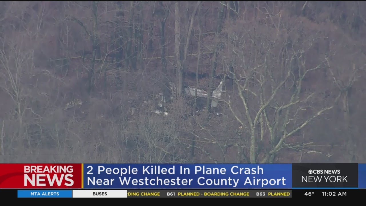 Chopper 2 over Westchester plane crash - YouTube