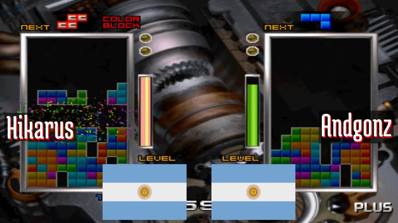 FT5 @tgm2p: Hikarus (AR) vs Andgonz (AR) [Tetris Grand Master 2P tgm2p ...