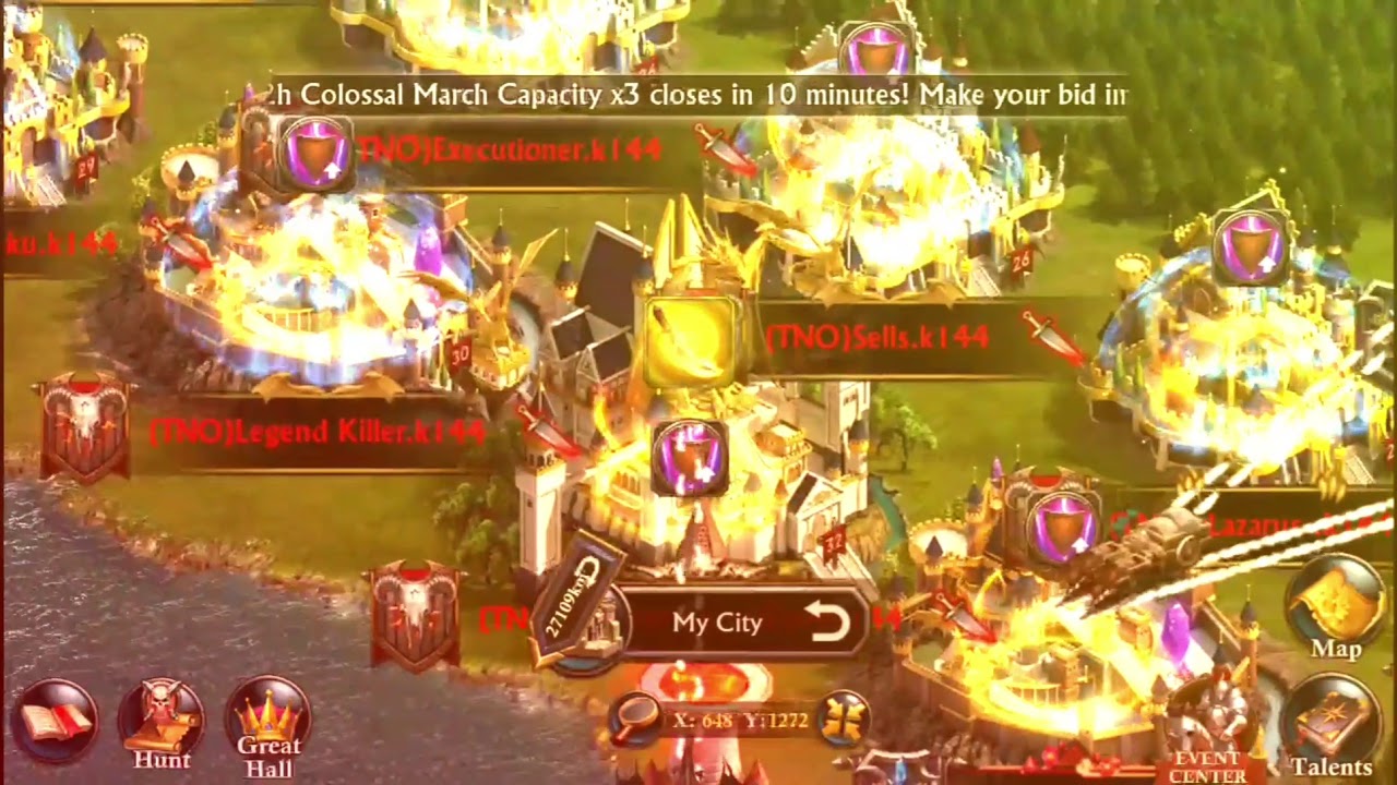 Battle for the throne continues!! - YouTube