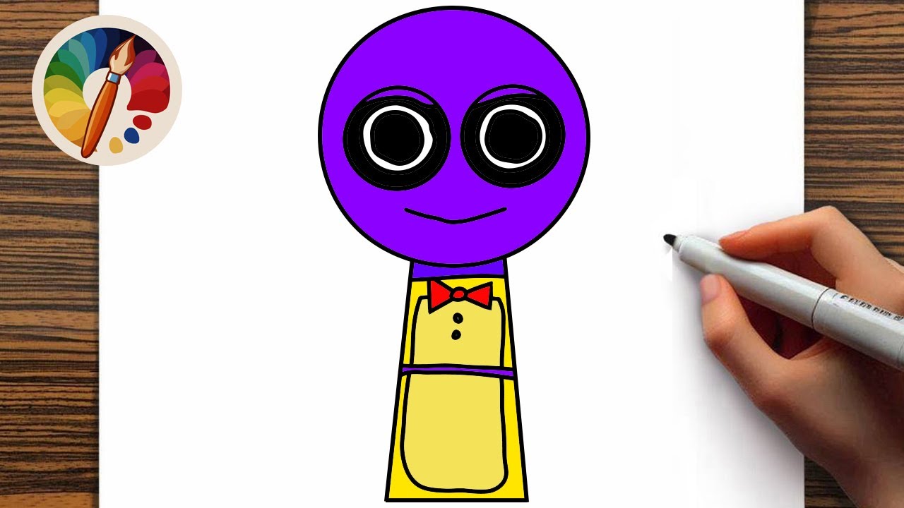 How to draw WILLIAM | FANON SPRUNKI | Step by step easy tutorial - YouTube