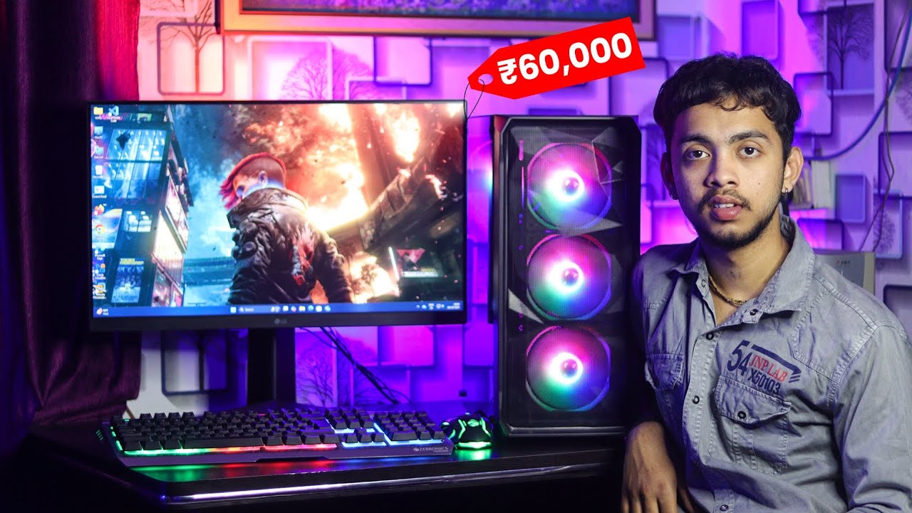 My First Gaming PC🖥️ - My Full Setup PC Build Under 60,000 - YouTube