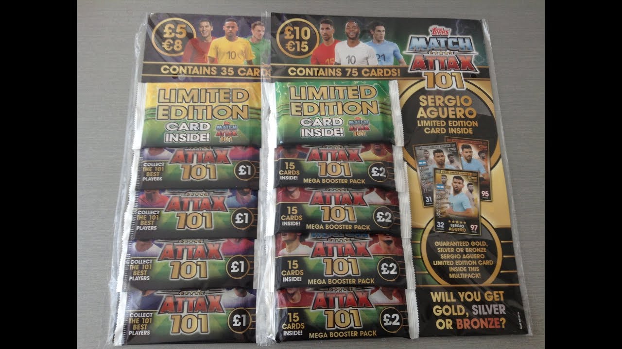 TOPPS MATCH ATTAX 101 ***MULTI PACK BATTLE/REGULAR v DELUXE*** - YouTube