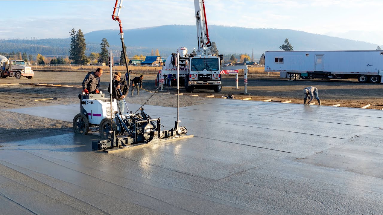 “Game-Changing Concrete Tools: Laser Screed & 10’ Rider Trowel Upgrade ...
